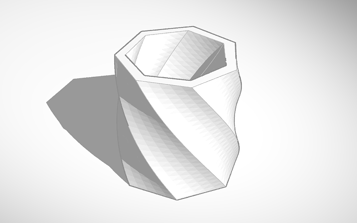 3D design pencil case - Tinkercad