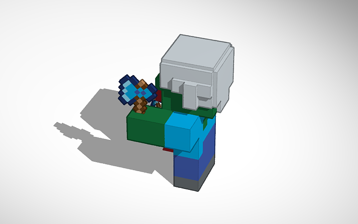 3d Design Herobrine Tinkercad
