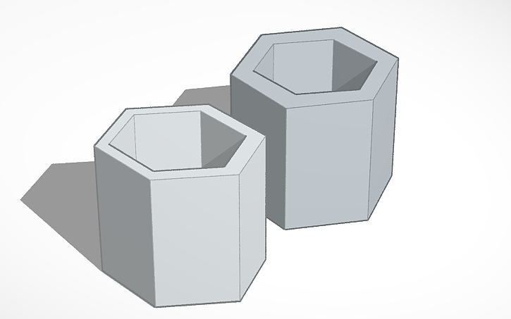 3d Design 2020 최지안 연필꽃이 Tinkercad