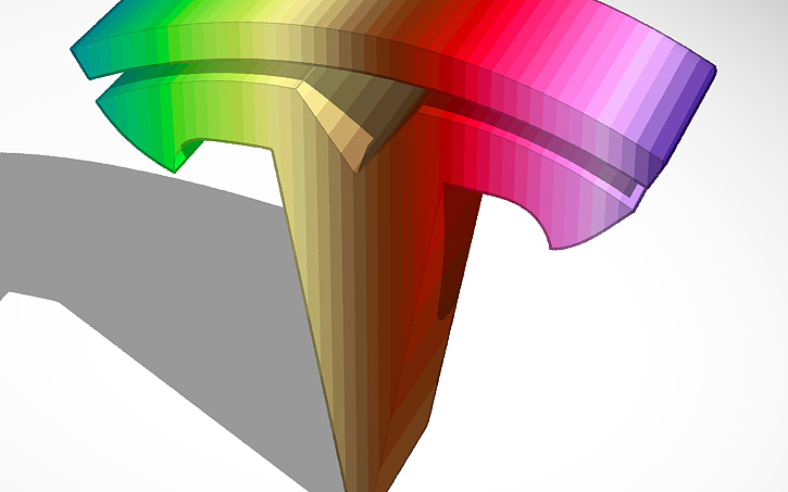 3D design Tesla Gradient! Click if you want to know how to make a ...