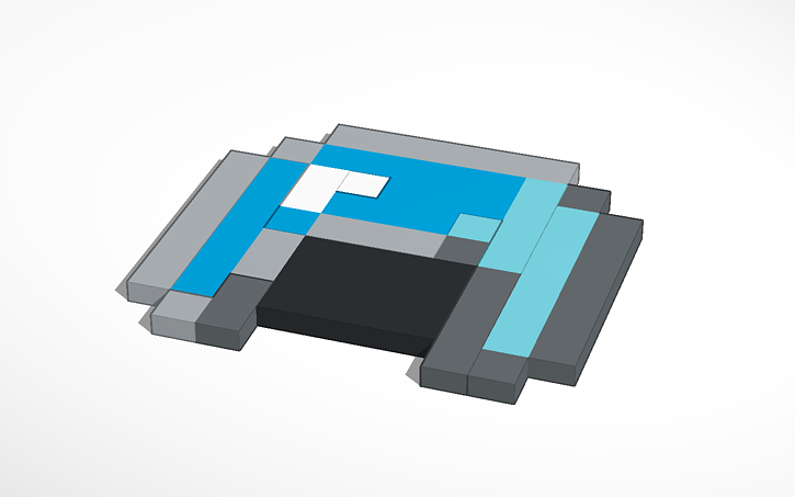 3D design Minecraft Helmet | Tinkercad