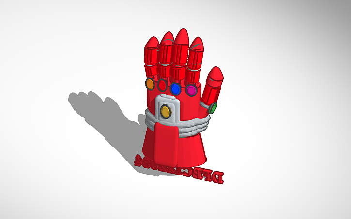 3D design Infinity gauntlet Iron man | Tinkercad