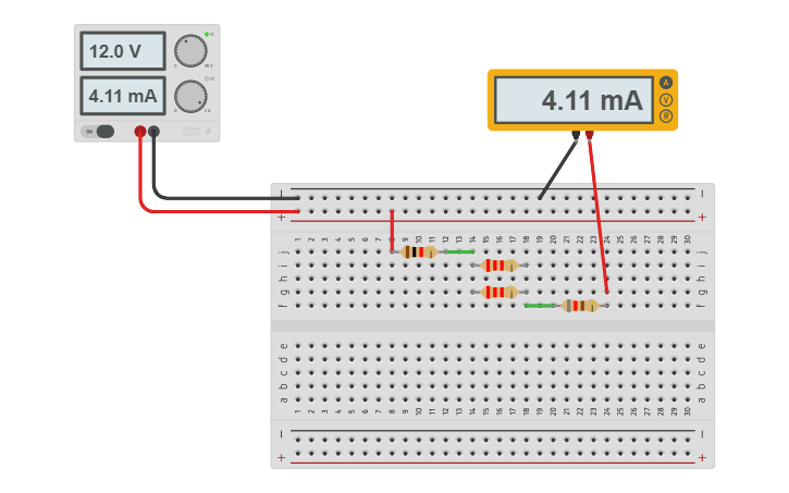Circuit design Aula 3 Fontes DC | Tinkercad