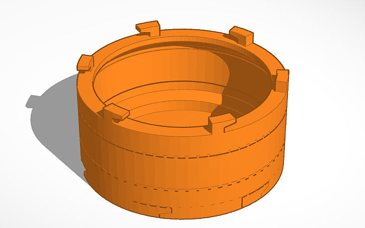 3D design Gas-Tube - Tinkercad