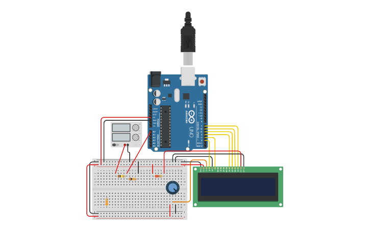 Circuit design monitoring system - Tinkercad