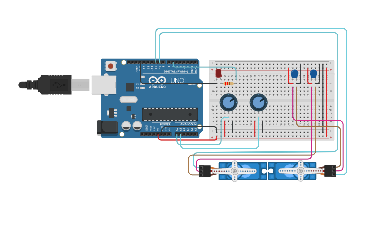 Circuit design 29 | Tinkercad