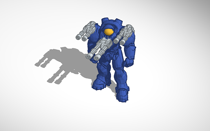 3D design WAR ROBOT Mark 1 (warrior) | Tinkercad