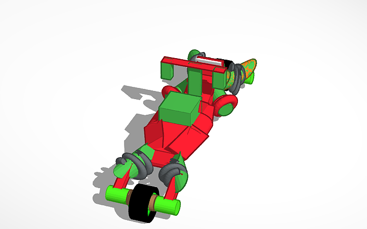 3D design Pit bike - Tinkercad