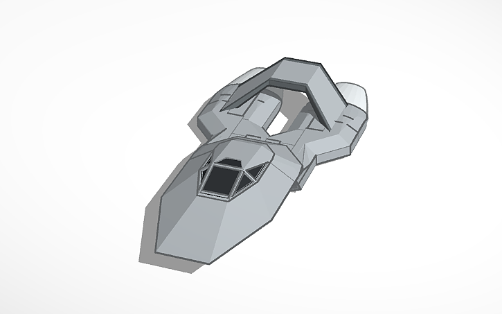 3D design Generic spaceship 8 | Tinkercad