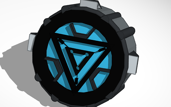 3D design ARC reactor - Tinkercad