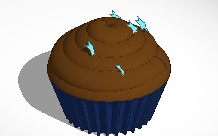 3D design cupcake | Tinkercad