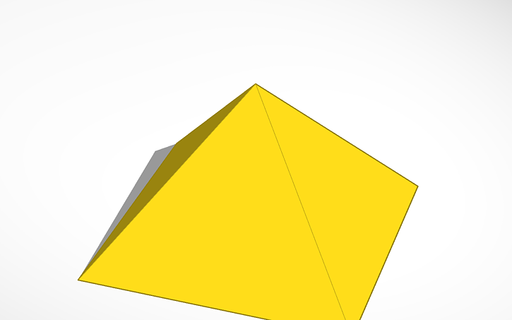 3D design pyramid | Tinkercad