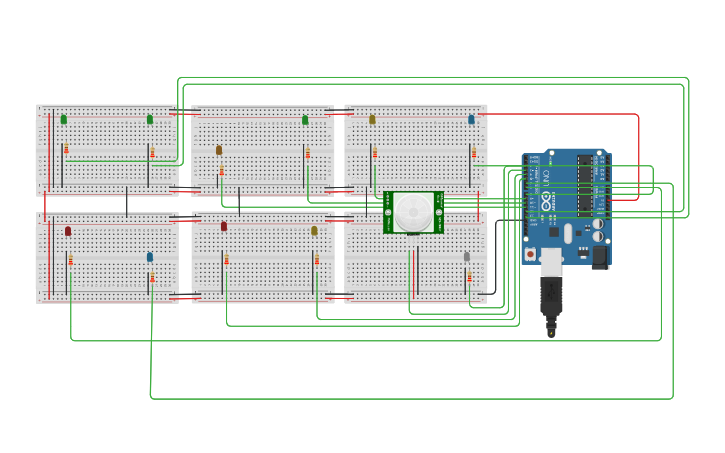 Circuit design Casa domotica-ARDUINO - Tinkercad