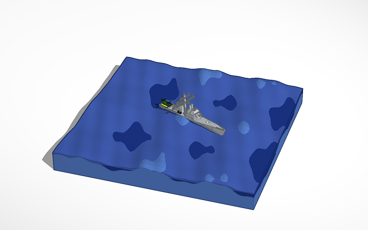 3D design DDG 51 Destroyer | Tinkercad