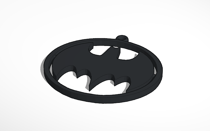 3D design BATMAN LOGO - Tinkercad