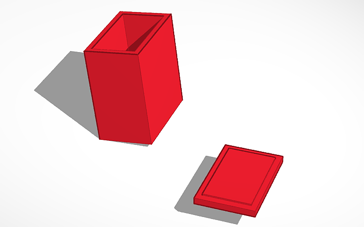 3D design Hour meter box - Tinkercad
