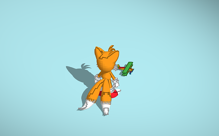 3D design Tails Vs BIG TAILS! - Tinkercad
