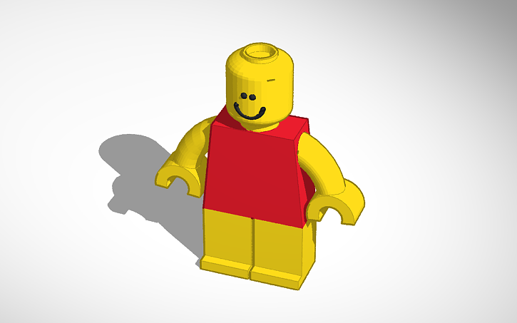 3D design lego person - Tinkercad