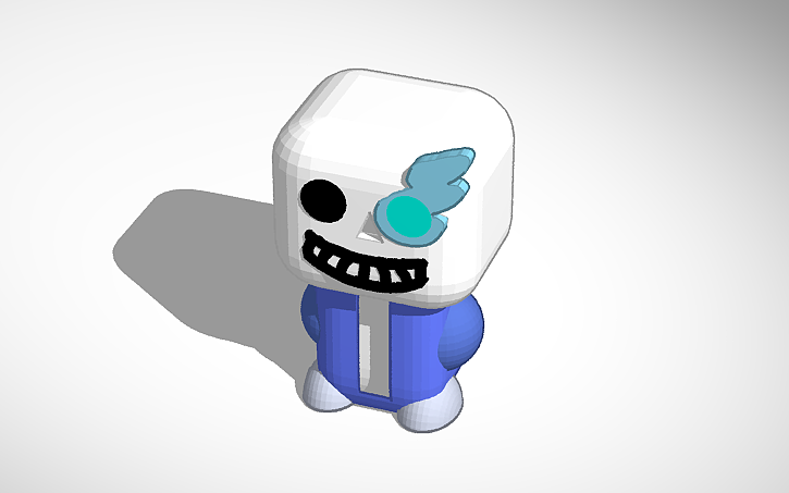 3D design Sans Funko Pop | Tinkercad