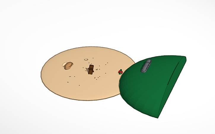 3D design battle ground - Tinkercad
