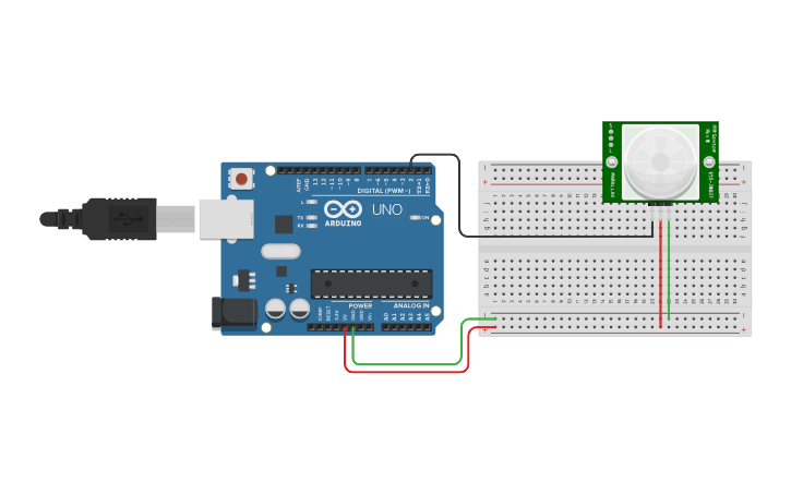 Circuit Design Motion Detection System Using Pir Sensor And Arduino Uno 6730