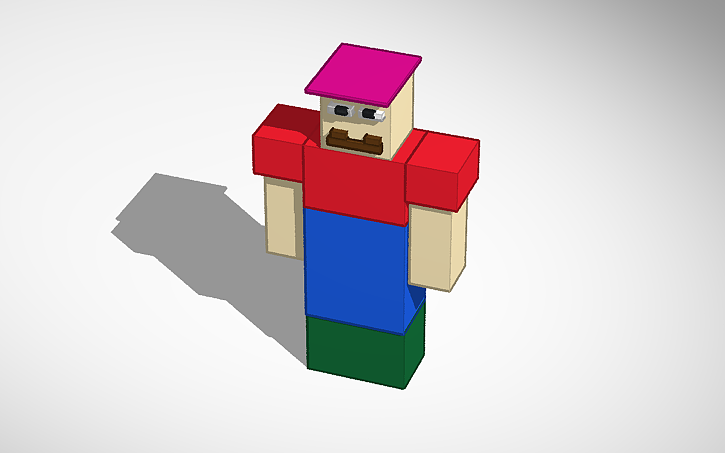 3D design MineCraft Character - Tinkercad