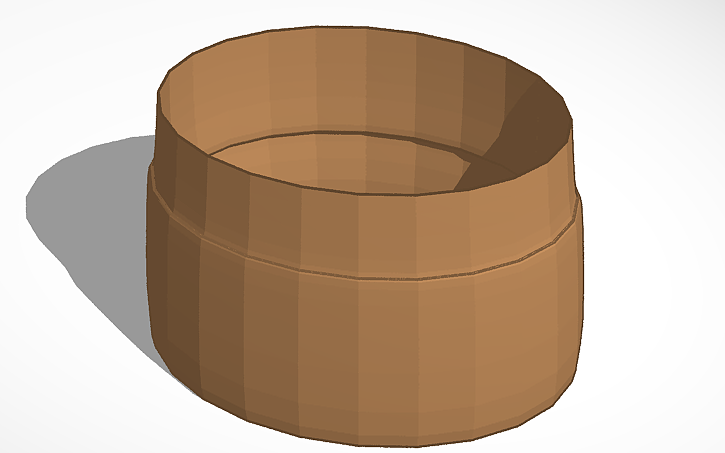 3D design pottery - Tinkercad