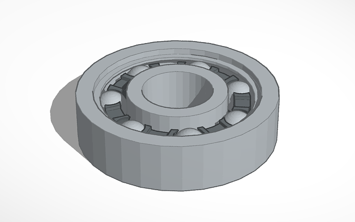 3D design Ball bearing - Tinkercad