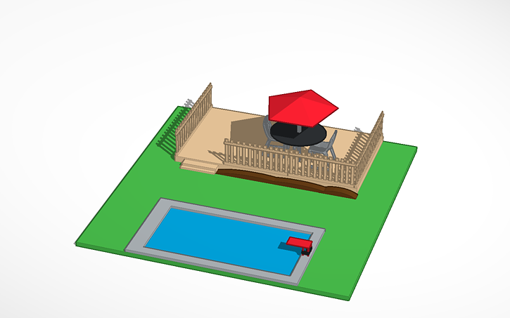 3D design Backyard - Tinkercad