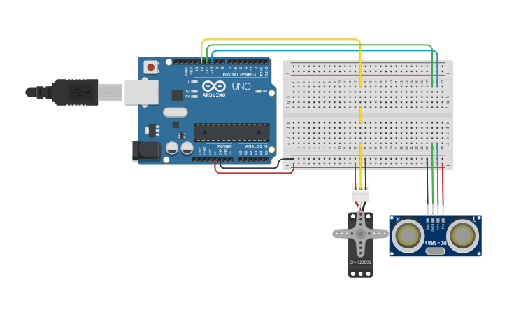 Circuit design radar | Tinkercad