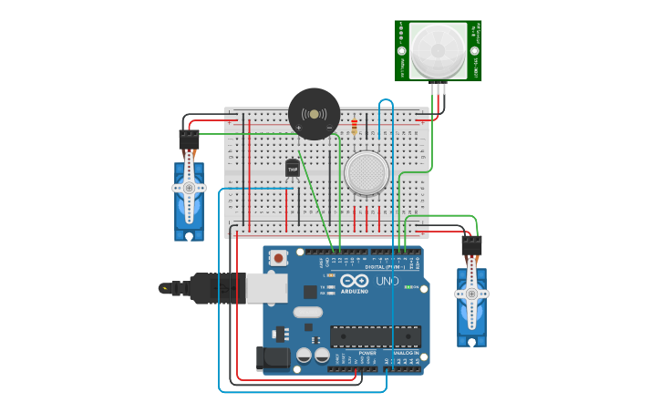 Circuit design Second Board | Tinkercad