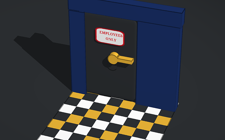 3d Design Working Simlab Door Copy And Try Tinkercad