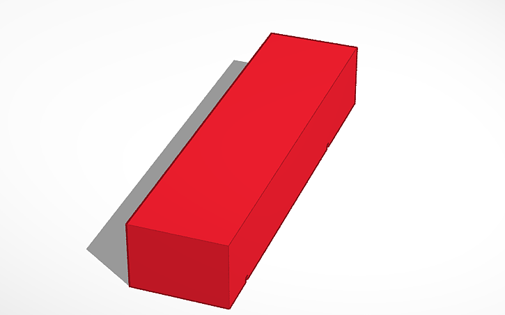 3D design Pinewood Derby Car Block - Tinkercad