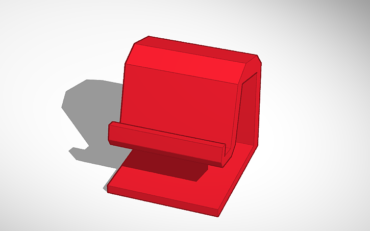 3D design Phone stand 2.0 - Tinkercad