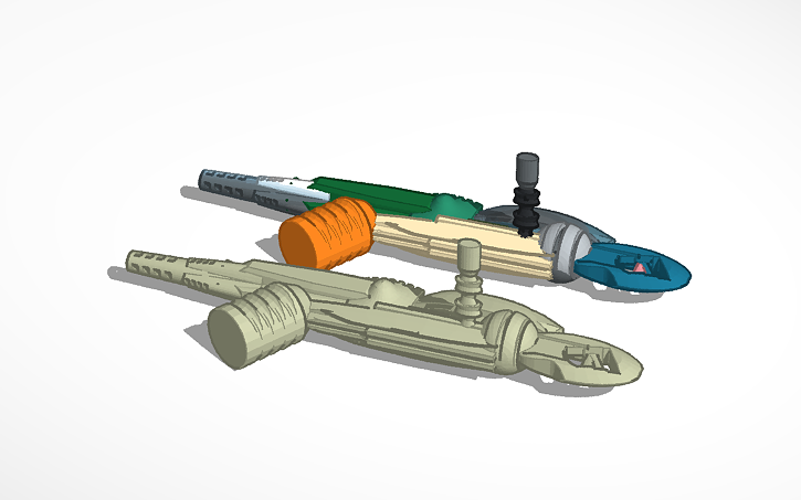 3D design #Camden,-Rell Rocker Flame Thrower-9/5/18 | Tinkercad