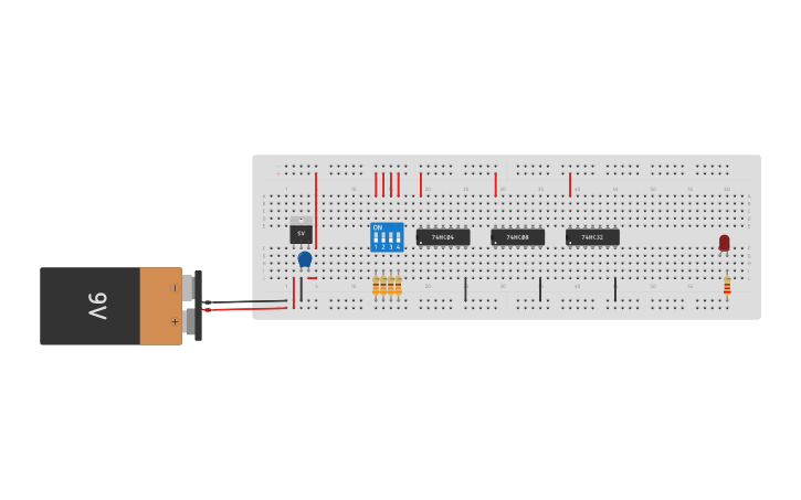 Circuit design Ejercicio 11 - Tinkercad