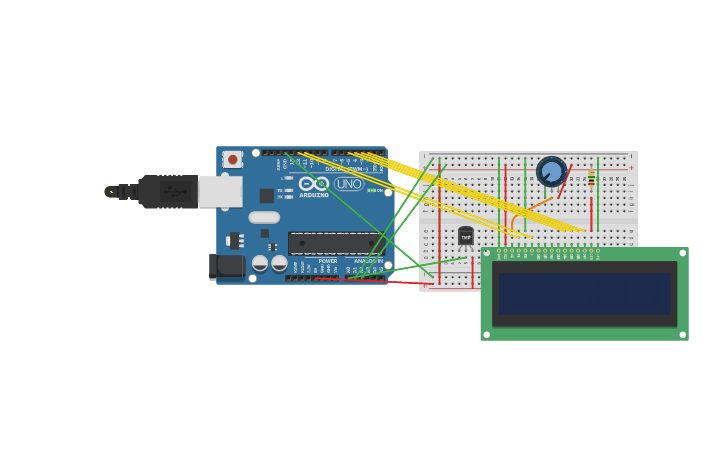Circuit Design Sensor De Temperatura Lm35 Tinkercad