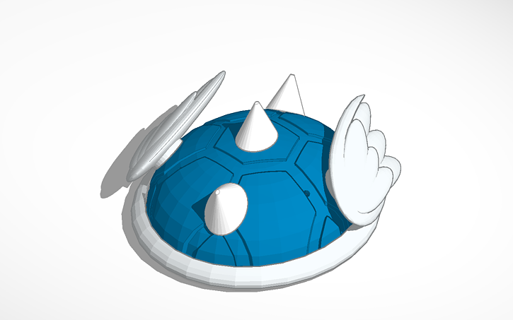 3D design Blue Shell - Tinkercad