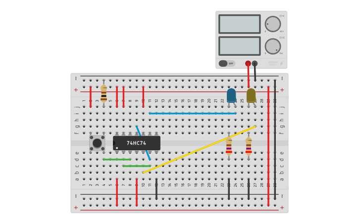 Circuit design EllijahWilliams1.2.4 2 bit - Tinkercad