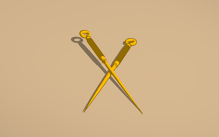 3D design Spy x Family Yor's Weapons - Tinkercad