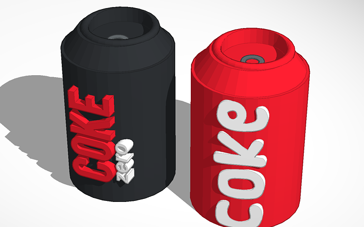 3D design coke - Tinkercad