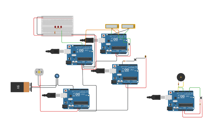 Circuit design Projeto 2 de arduino. | Tinkercad