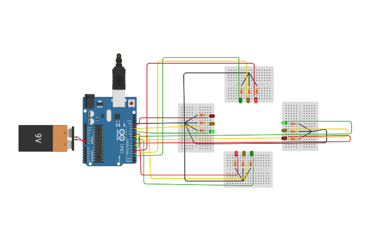 Circuit design FINAL PROJECT INTERNET OF THINGS - Tinkercad