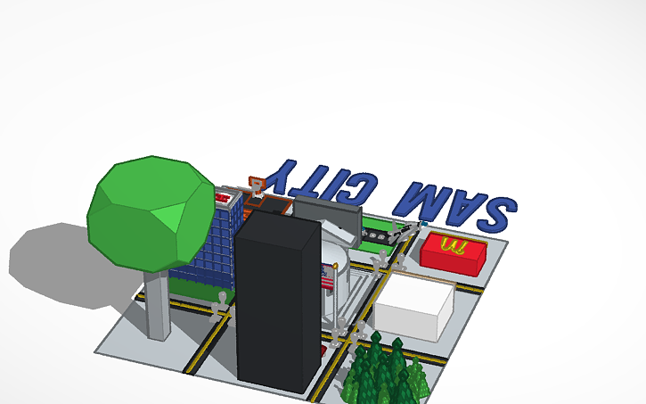 3D design Future City (1) | Tinkercad