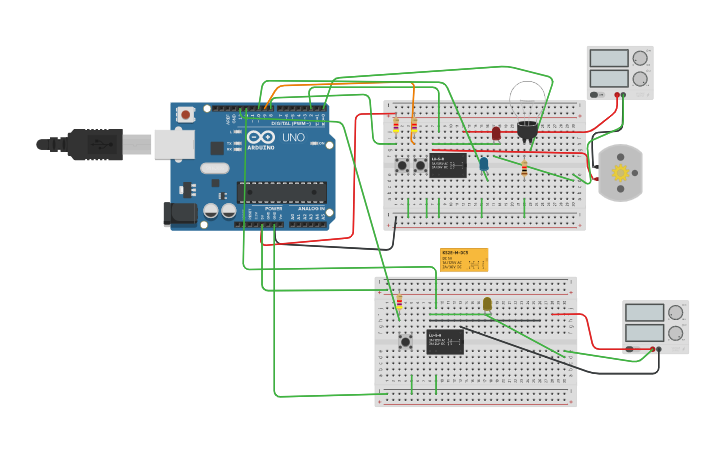 Circuit design 1 pc - Tinkercad