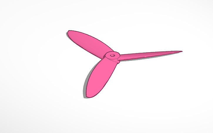 3D design Copy of 3-Blade Propeller - Tinkercad