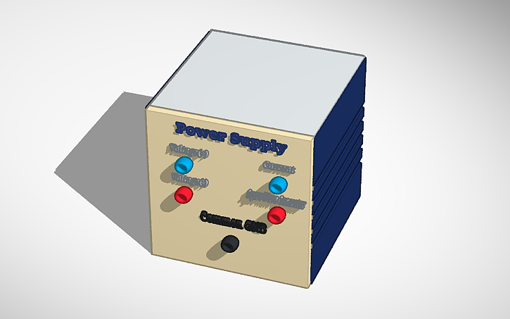 3D design Power supply design_1 - Tinkercad