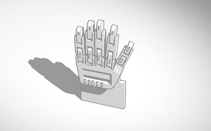 3D design Hand - Tinkercad