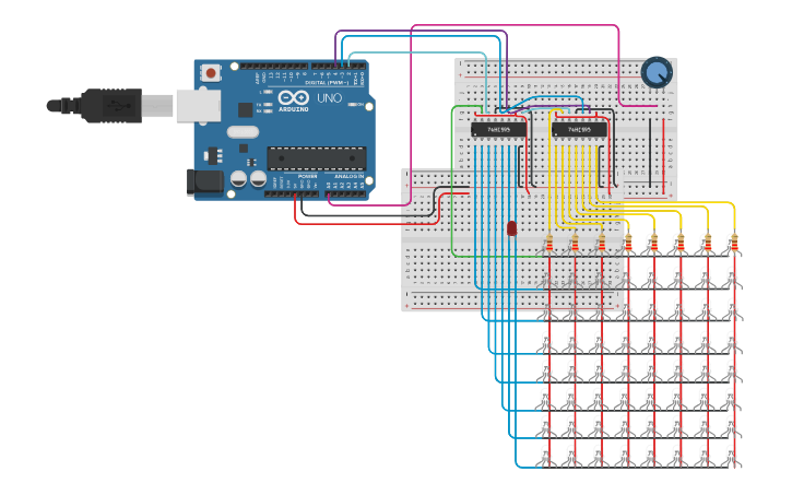 Circuit design Circuito 8 Roberto Reyes - Tinkercad