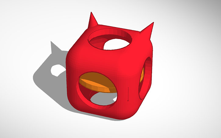 3D design daemon penny trap - Tinkercad